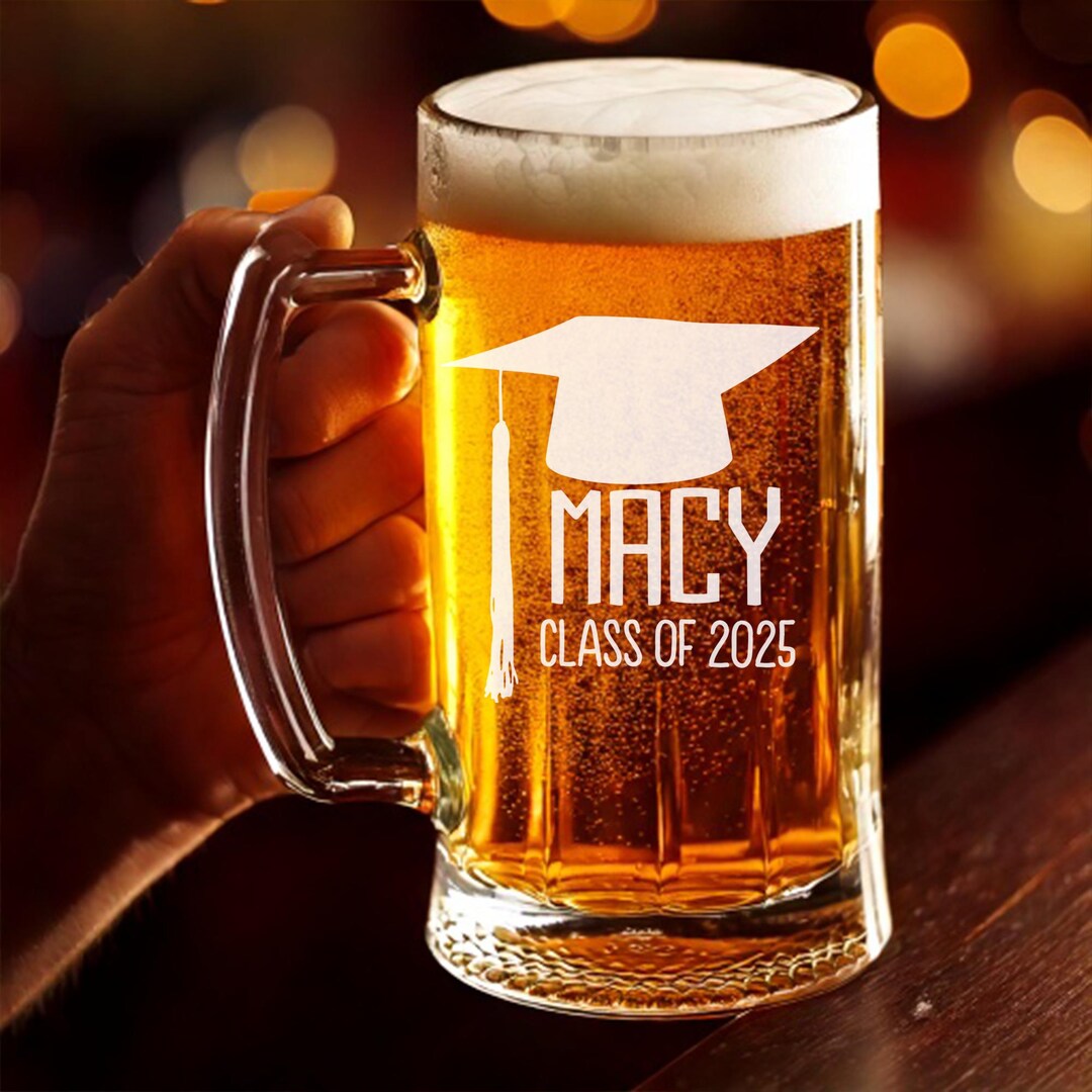 College Graduation Gift, Graduation Beer Mug, Graduation Gift, College ...