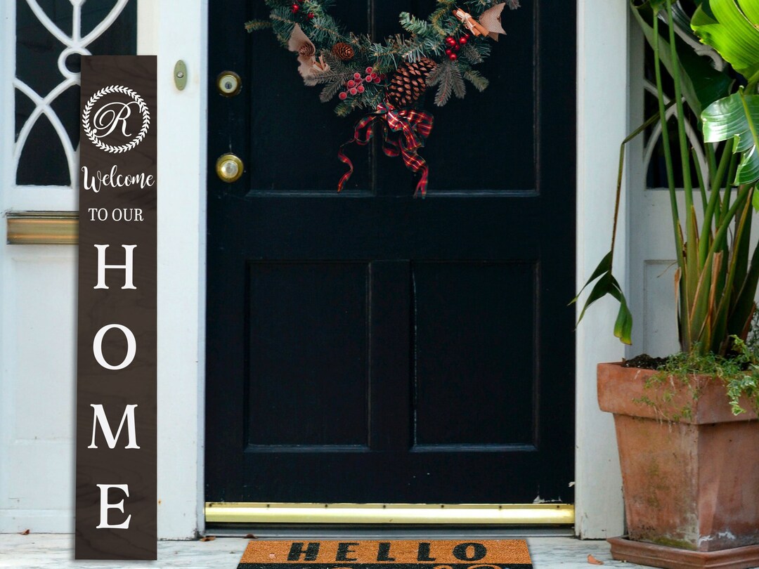 Welcome Sign, Farmhouse Welcome Sign, Front Porch Sign, Home Decor ...