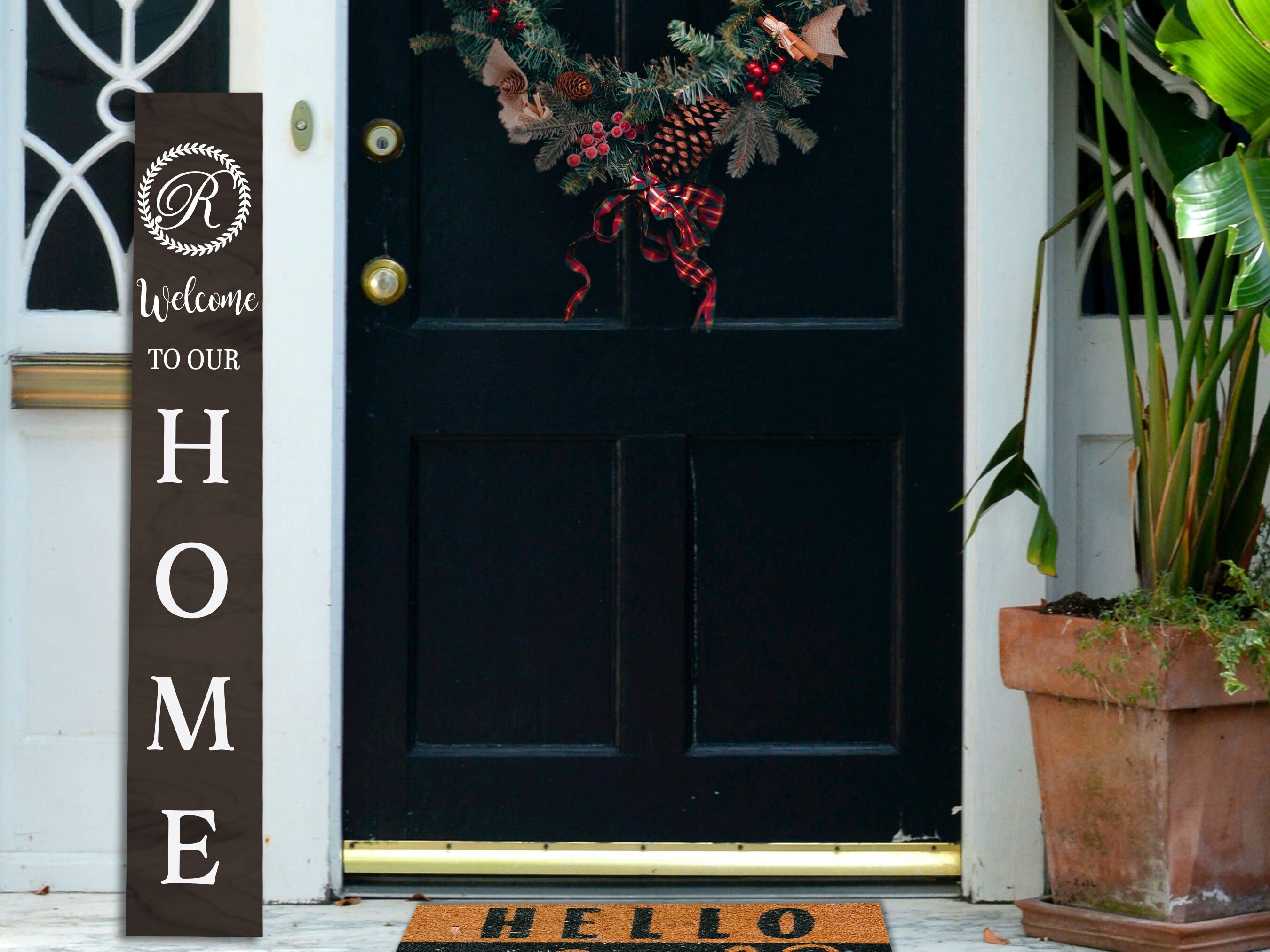 Welcome Sign Farmhouse Welcome Sign Front Porch Sign Home - Etsy