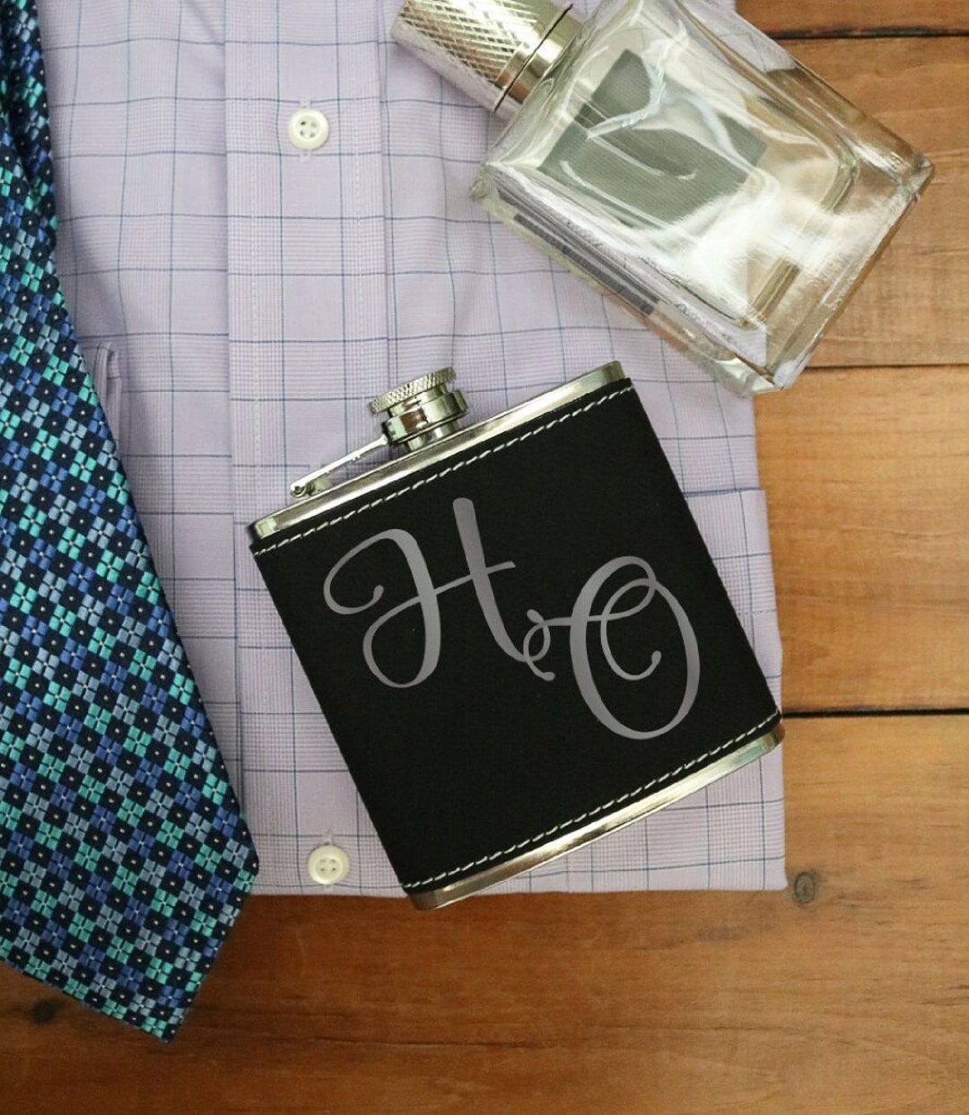 Personalized Initials Flask, Wedding Flask, Personalized Wedding Gift ...