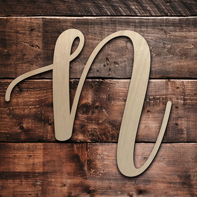 Rustic Wooden Letter - Etsy
