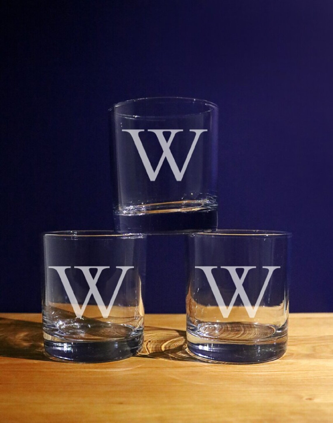 Personalized Monogram Whiskey Glass Monogrammed Glasses - Etsy