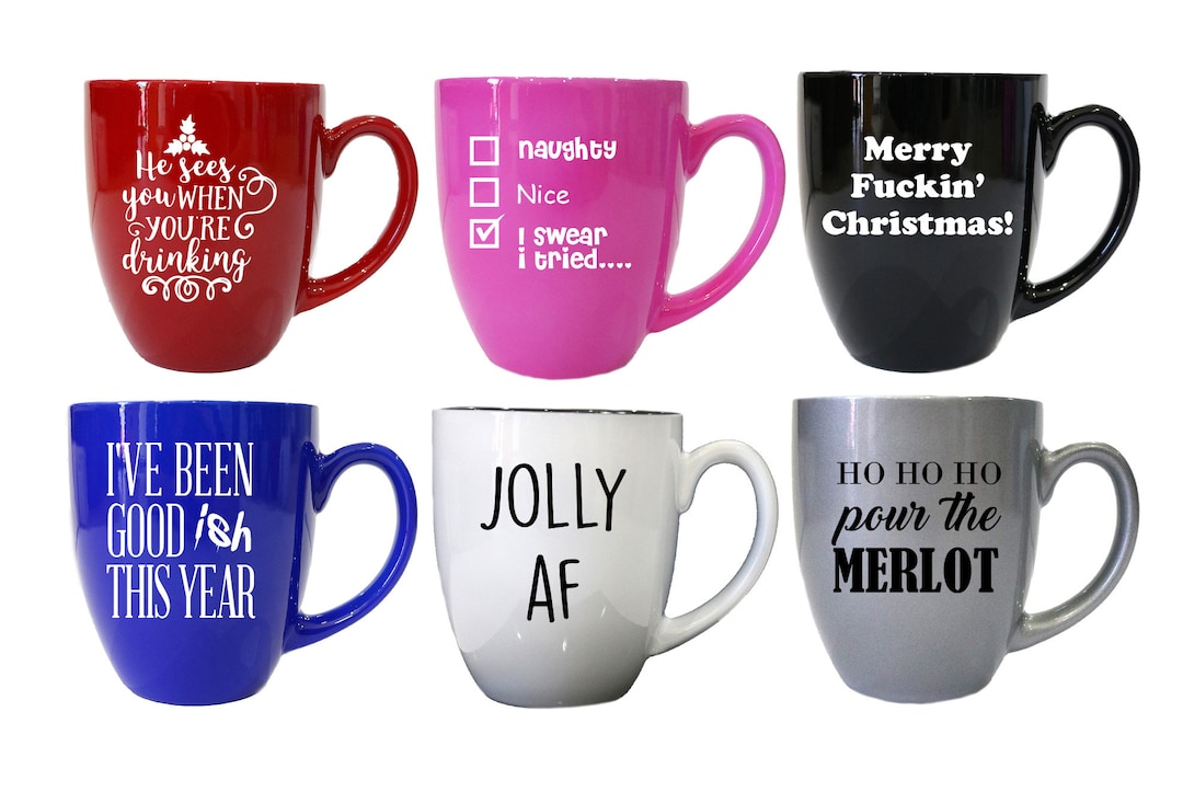 Christmas Mug 16oz, Funny Christmas Coffee Cup, Personalized Coffee Mug ...