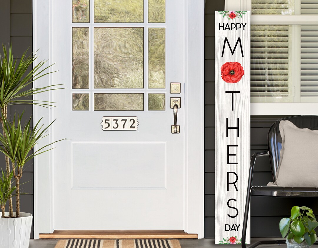 Happy Mother's Day Welcome Sign, Mother's Day Welcome Sign, Farmhouse ...