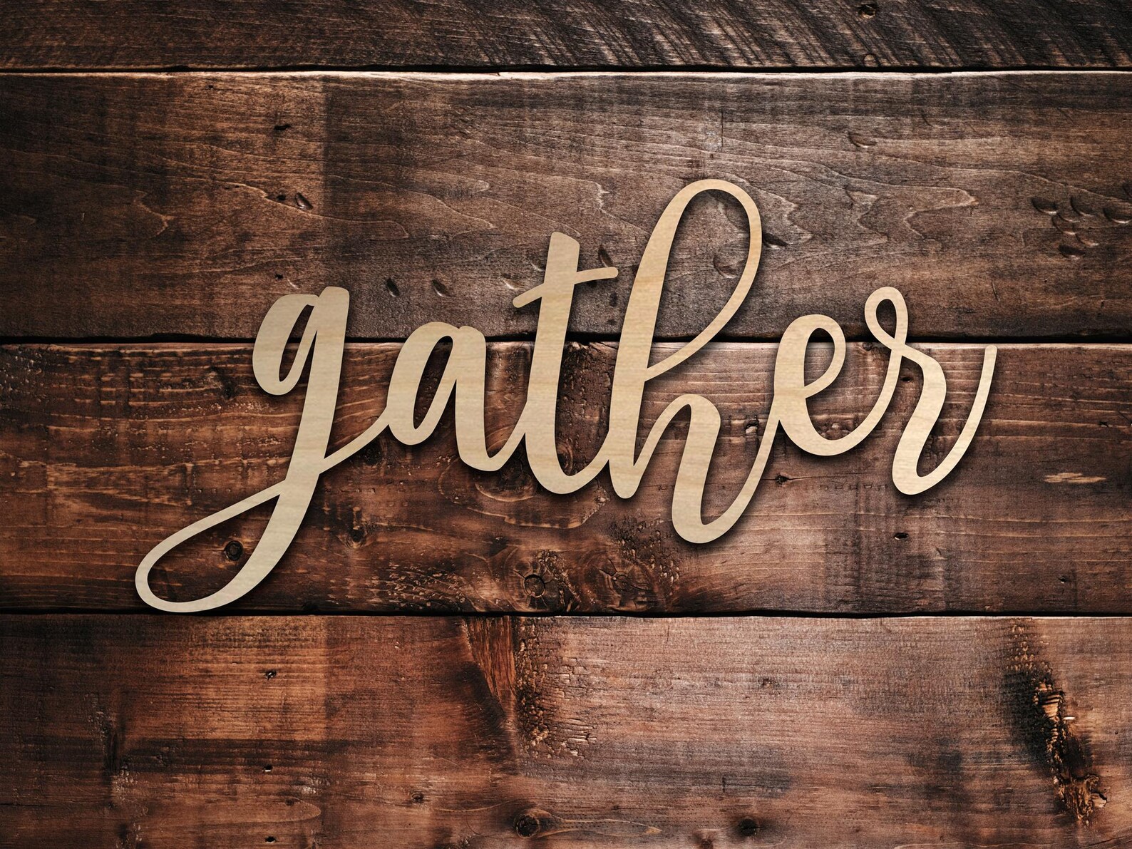 Gather Wood Sign Gather Wooden Sign Wooden Gather Sign | Etsy