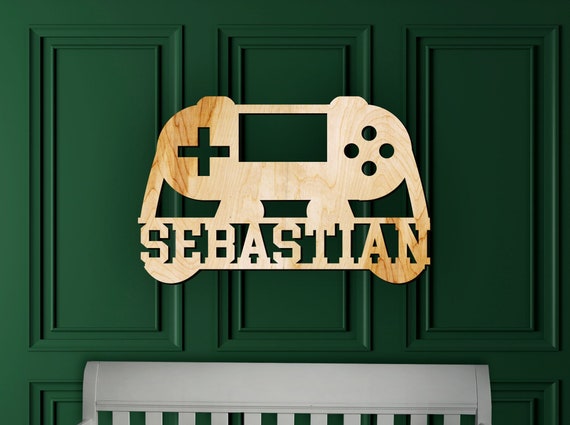 Video Game Name Sign Nursery Decor Personalized Wood Sign Wooden Name Personalized Name Sign Wooden Name Sign Kids Name Sign Kid Room Etsy Canada