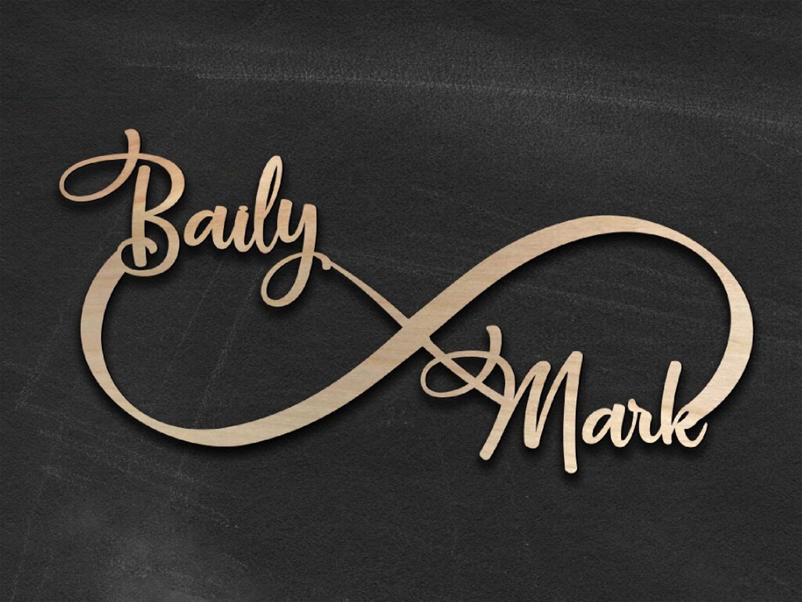 Personalized Infinity Wood Sign Custom Infinity Wooden Sign - Etsy