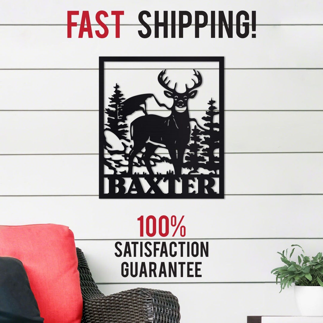 Metal Monogram Sign, Custom Metal Sign, Metal Name Sign, Initial Sign ...