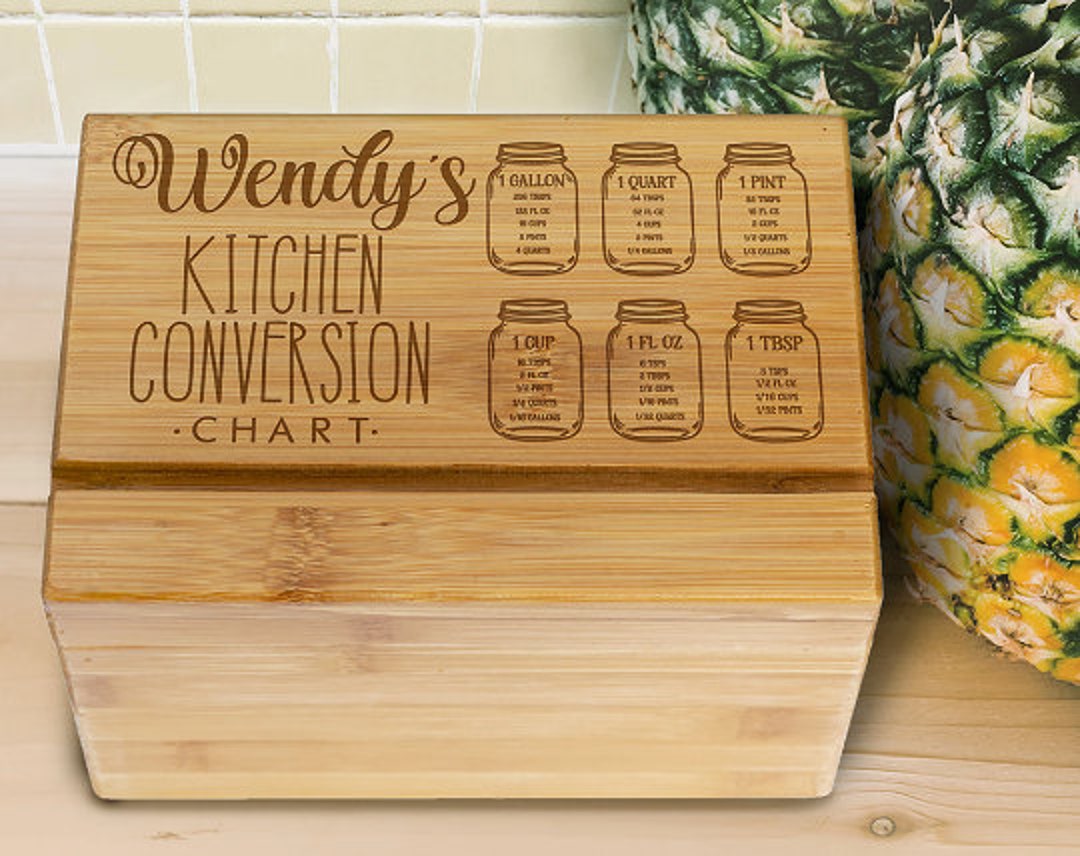 Bakers Conversion Chart, Baker Gift, Cooking Gift, Mothers Day Gift ...