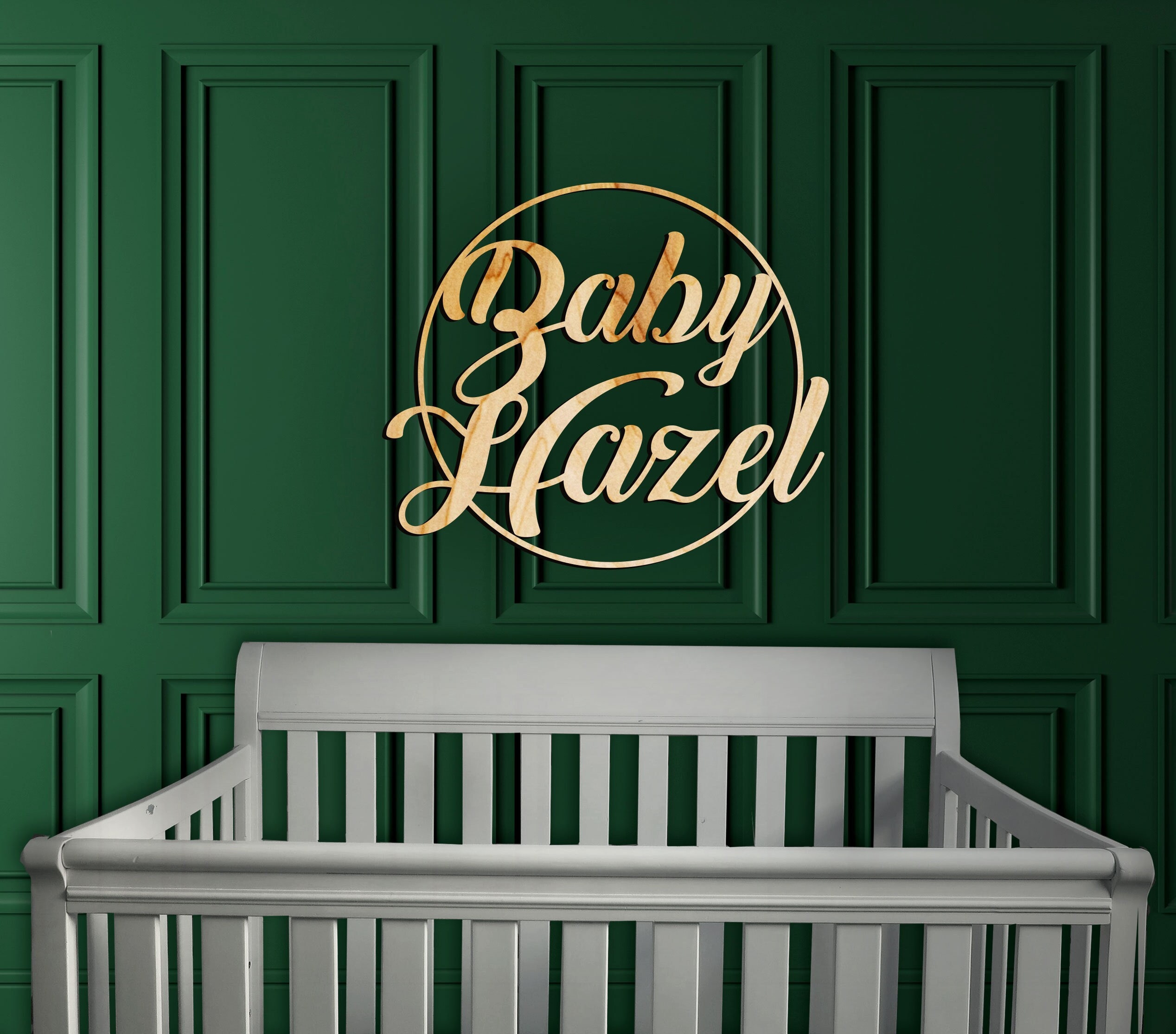 Baby Name Sign Wood Custom Baby Name Sign Nursery Name Sign | Etsy