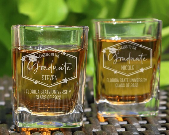 College Graduation Gift Graduation Shot Glass Graduation - Etsy