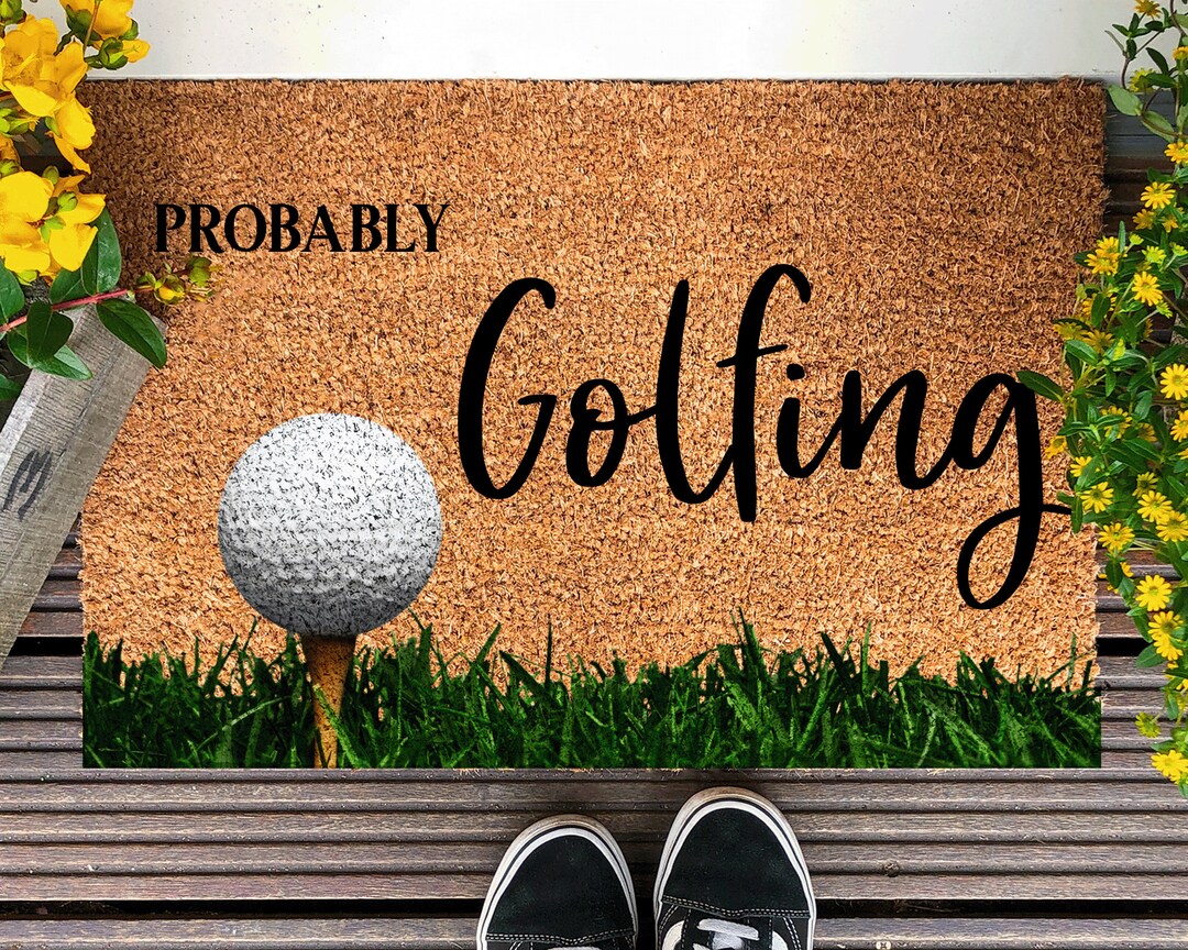 Probably Golfing Door Mat, RIP Doormat, Retirement Doormat, Retirement ...