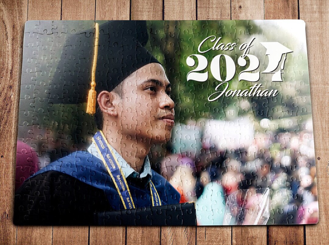 Personalized Puzzle, Graduation Gift, Graduation Day, Class of 2024 ...