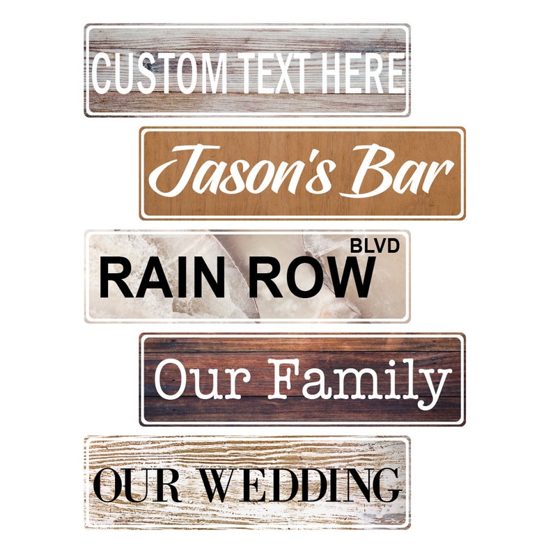 Personalized Sign Custom Street Sign Personalized Aluminum - Etsy