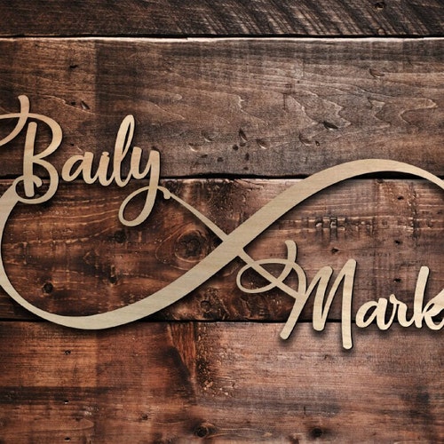 Personalized Infinity Name Sign Infinity Sign With Names - Etsy