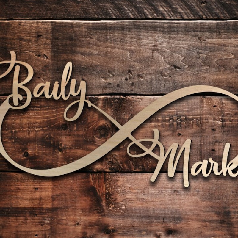 Infinity Name Sign - Etsy