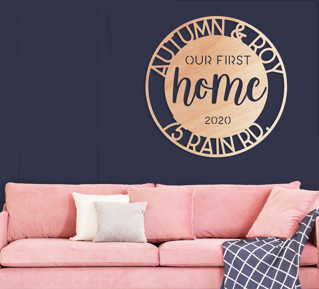 Wooden First Home Gift - New Home Gift - Housewarming Gift - New House ...