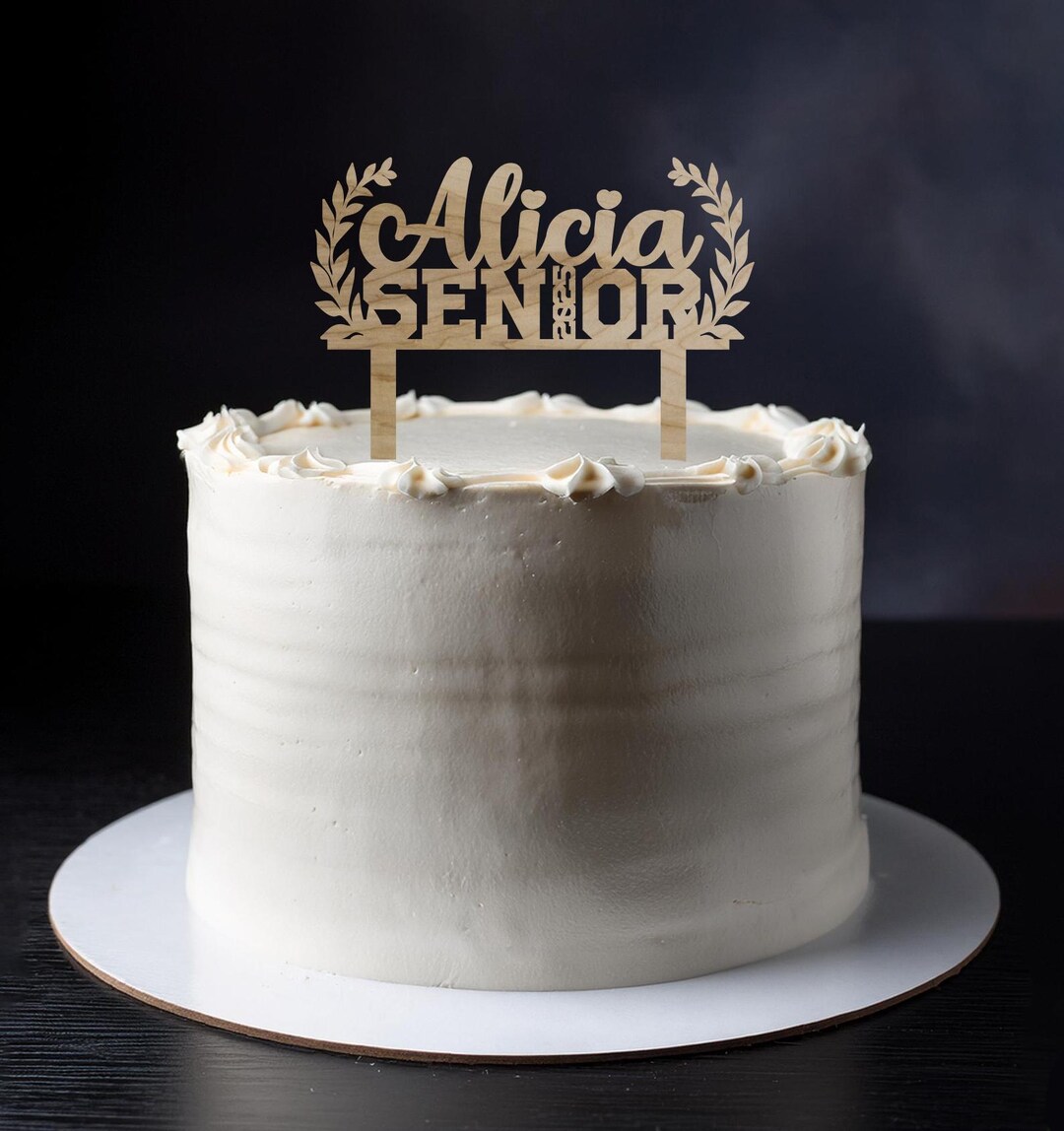 Graduation Cake Topper, Wood Cake Topper, Class of Graduation Cake ...