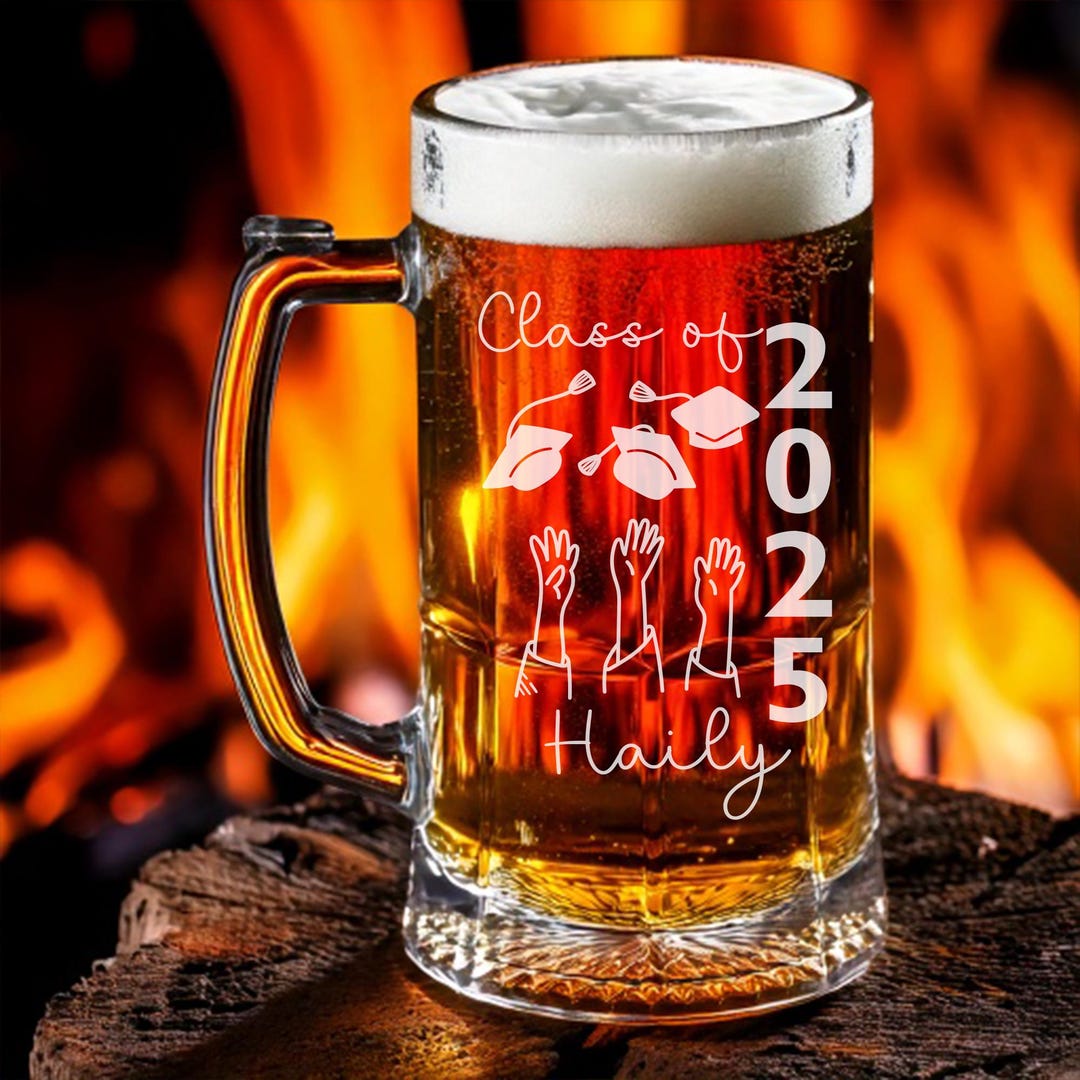 College Graduation Gift, Graduation Beer Mug, Graduation Gift, College ...