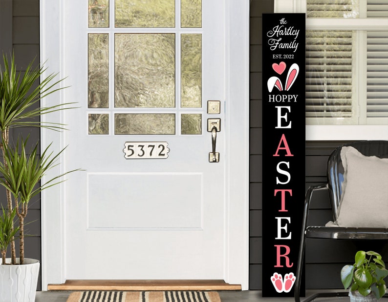 Easter Welcome Sign Easter Door Sign Easter Welcome Sign - Etsy