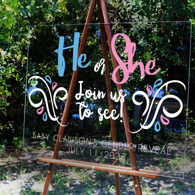Gender Reveal Decor - Etsy