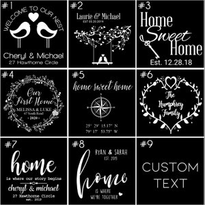 Housewarming Gift, New Home Gift, Photo Coasters, Home Sweet Home ...