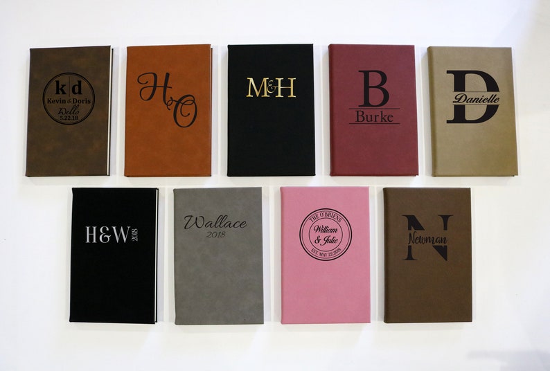 Personalized Leather Notebook Personalized Notebook Custom - Etsy