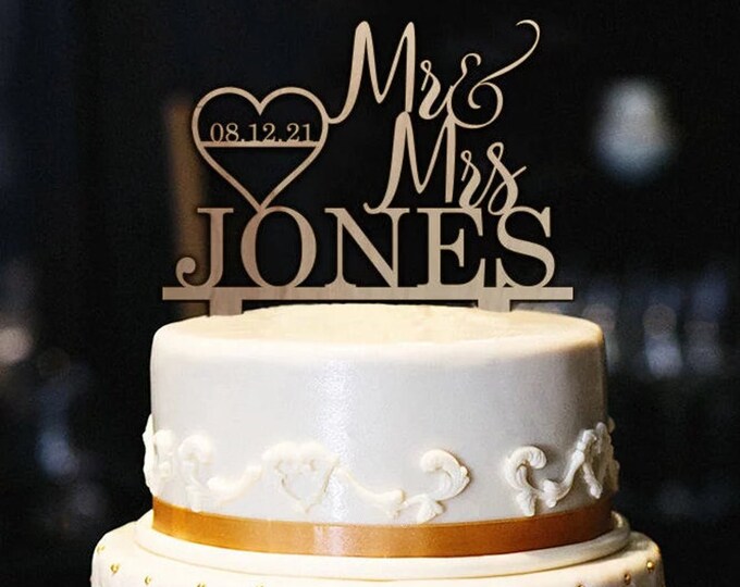 She Said Yes Wedding Cake Topper Wedding Cake Topper Bridal | Etsy