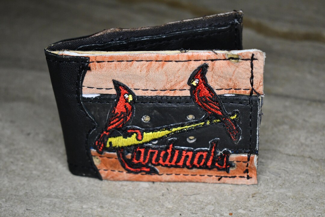Baseball Glove Bifold Wallet With St Louis Cardinals Patch - Etsy