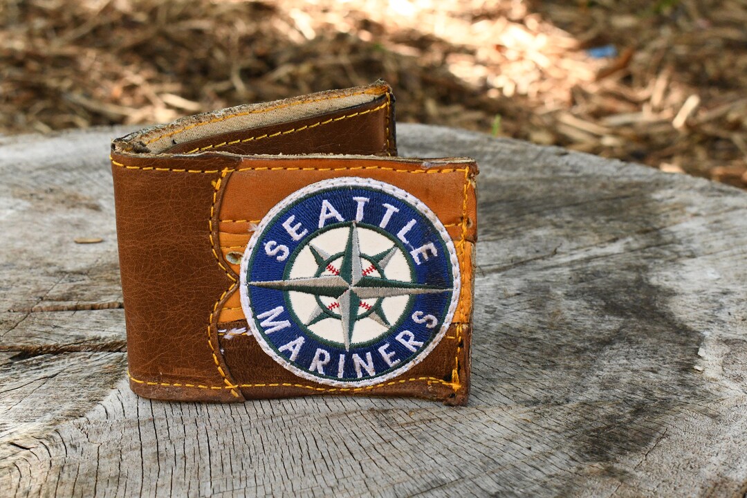 Baseball Glove Bifold Wallet With Seattle Mariners Patch - Etsy