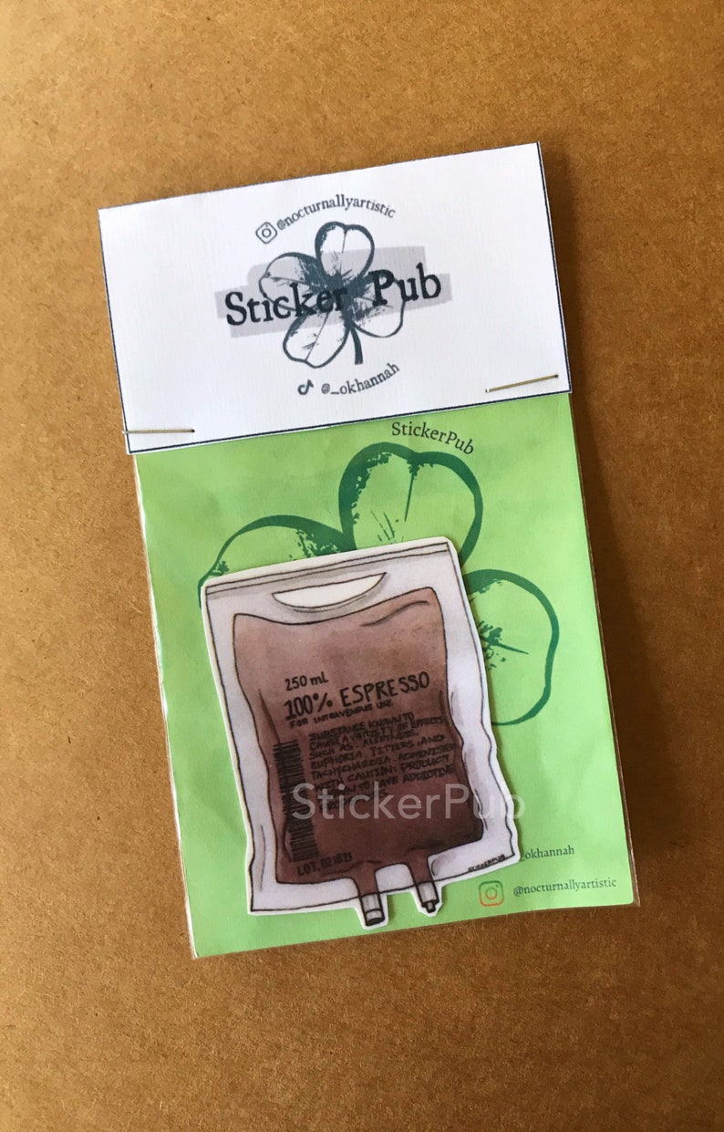 100% Espresso IV Bag Coffee Iced Coffee Intravenous - Etsy