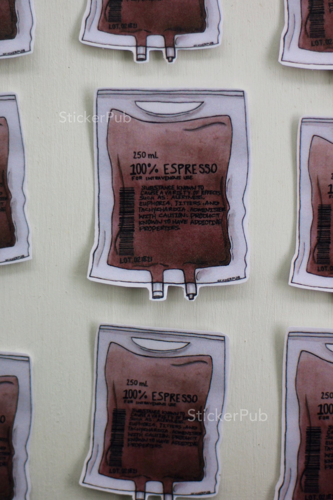 100% Espresso IV Bag Coffee Iced Coffee Intravenous - Etsy