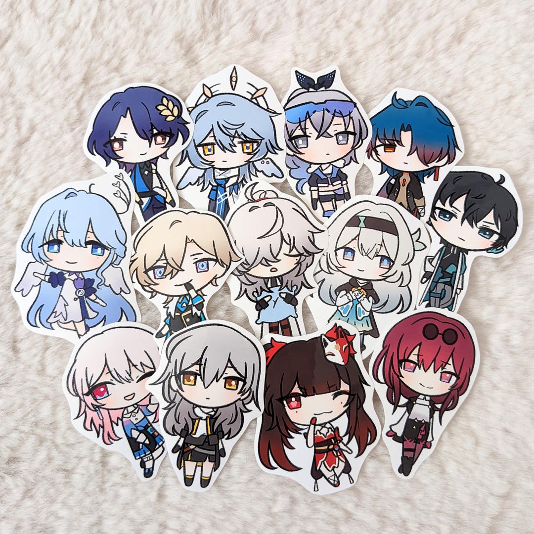 HSR Honkai Star Rail Stickers, Cute Stickers for Laptops / Notebooks ...