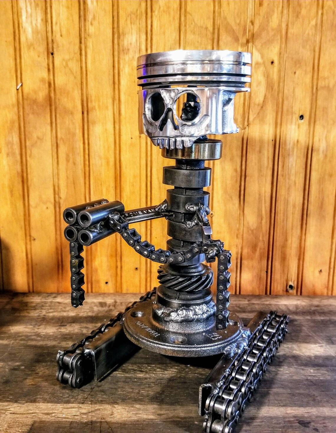 Piston man machine gunner | Etsy