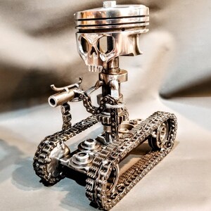 Piston Man Machine Gunner - Etsy