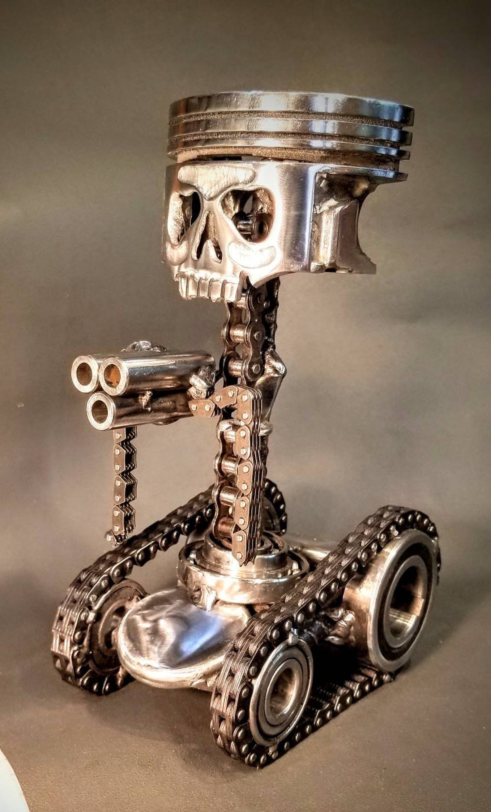 Piston Man Machine Gunner | Etsy