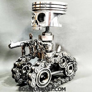 Piston Man Machine Gunner - Etsy