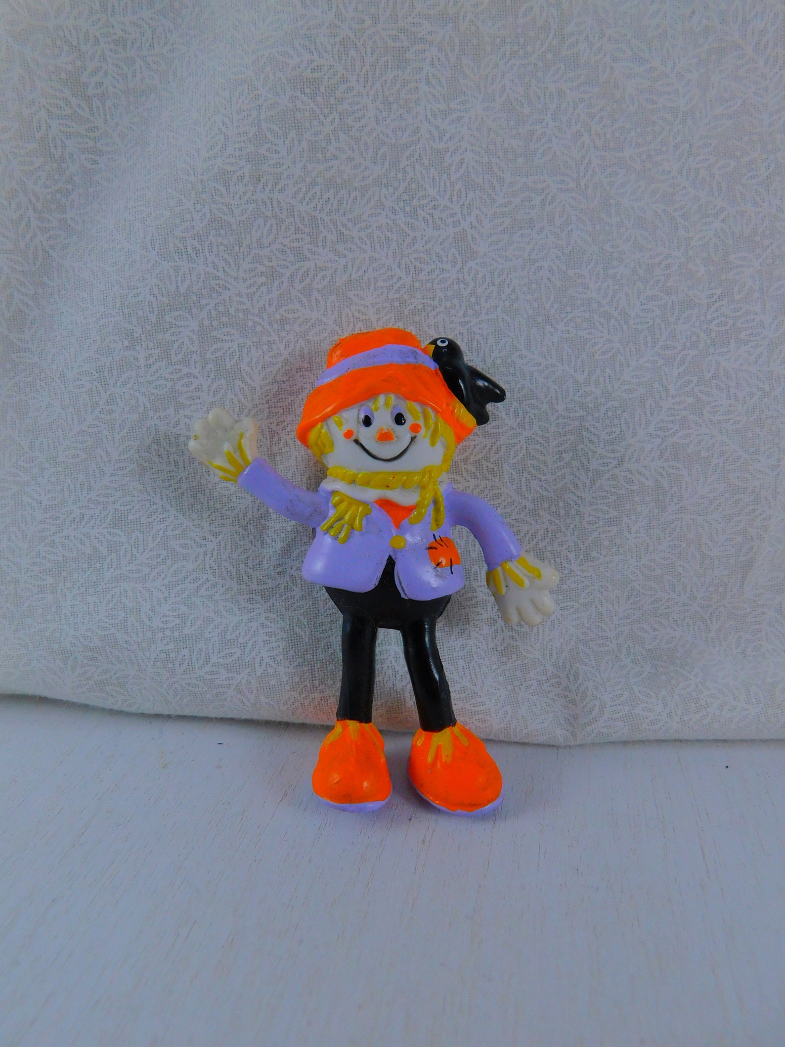 Cute Poly Resin gumby Style Girl Scarecrow Brooch | Etsy