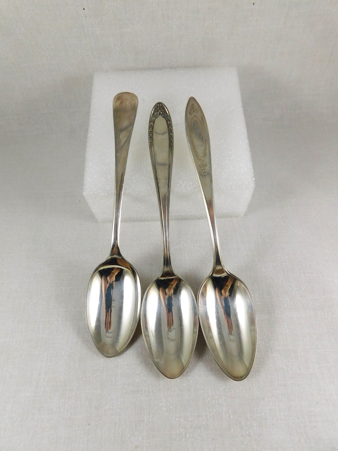 Mix & Match Lot of 3 Antique Tea Spoons, Atkin Brothers/oneida, Silver ...