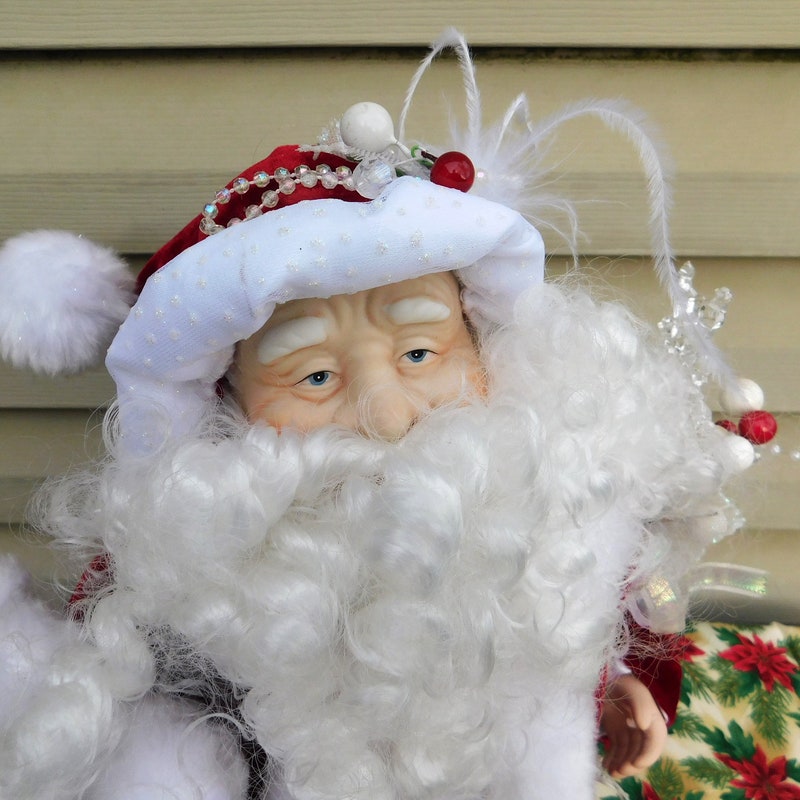 Santa Tree Topper - Etsy