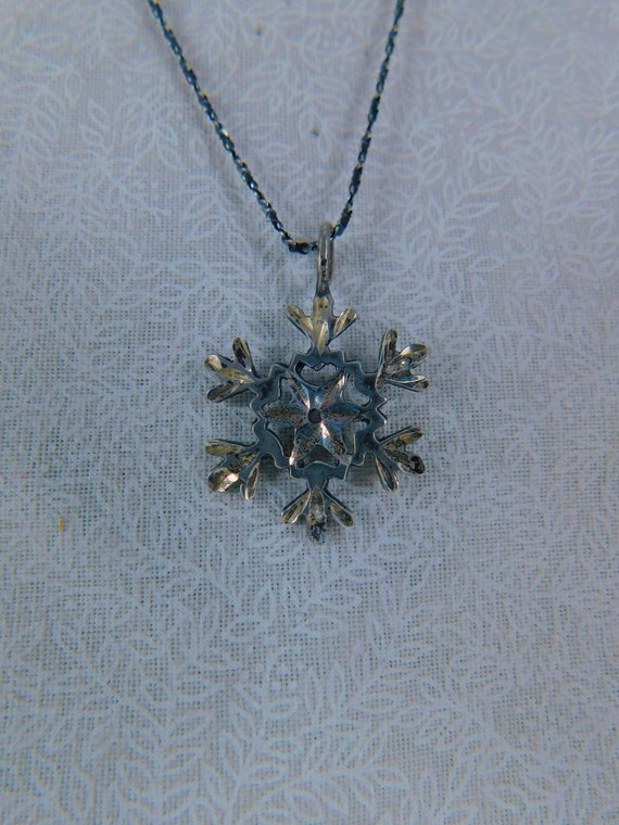 Sterling Snowflake Necklace, Sterling Jewelry, Silver… - Gem