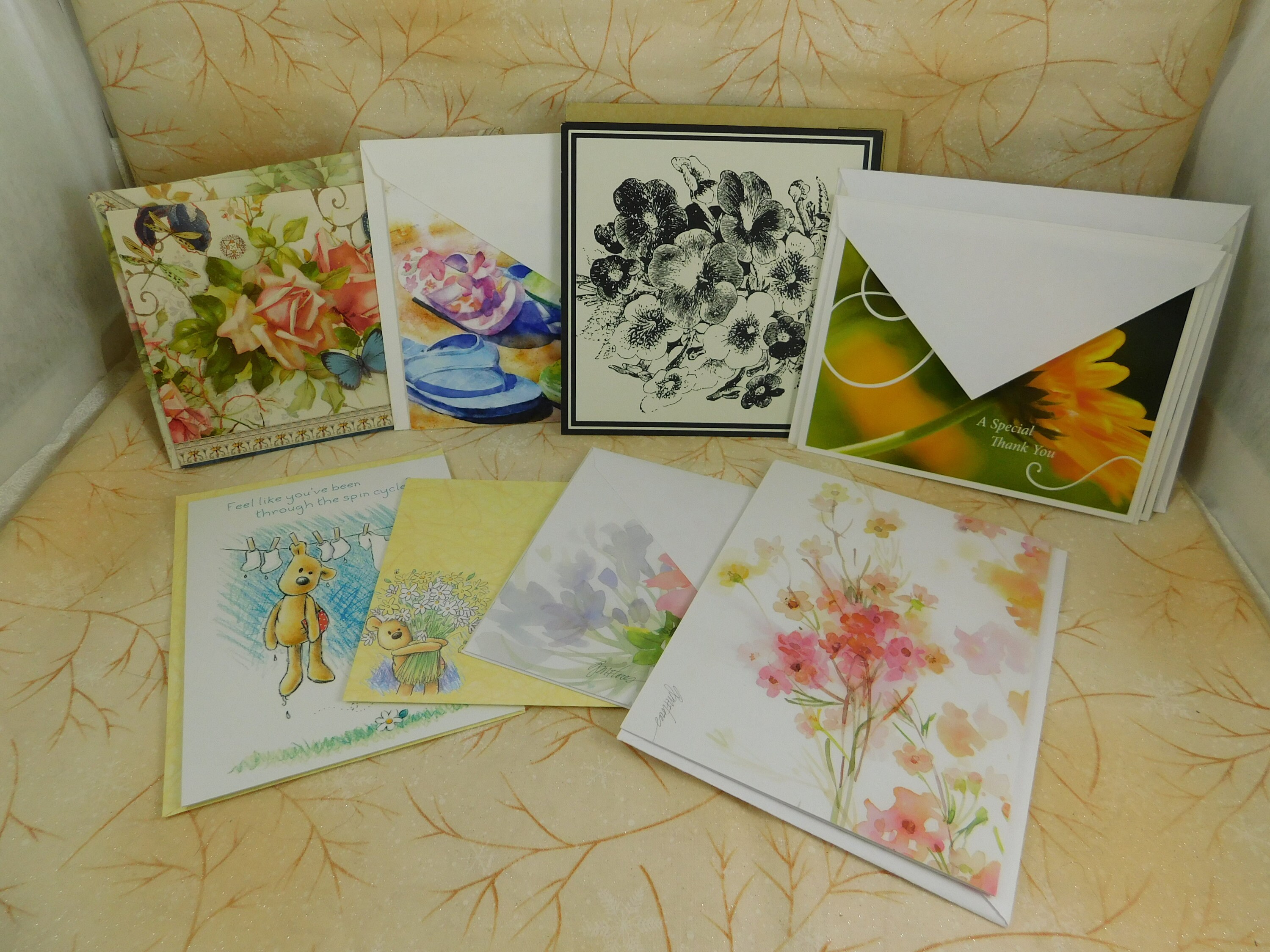 Vintage Notecards-lot of 12 Assorted Notecards & Envelopes by - Etsy