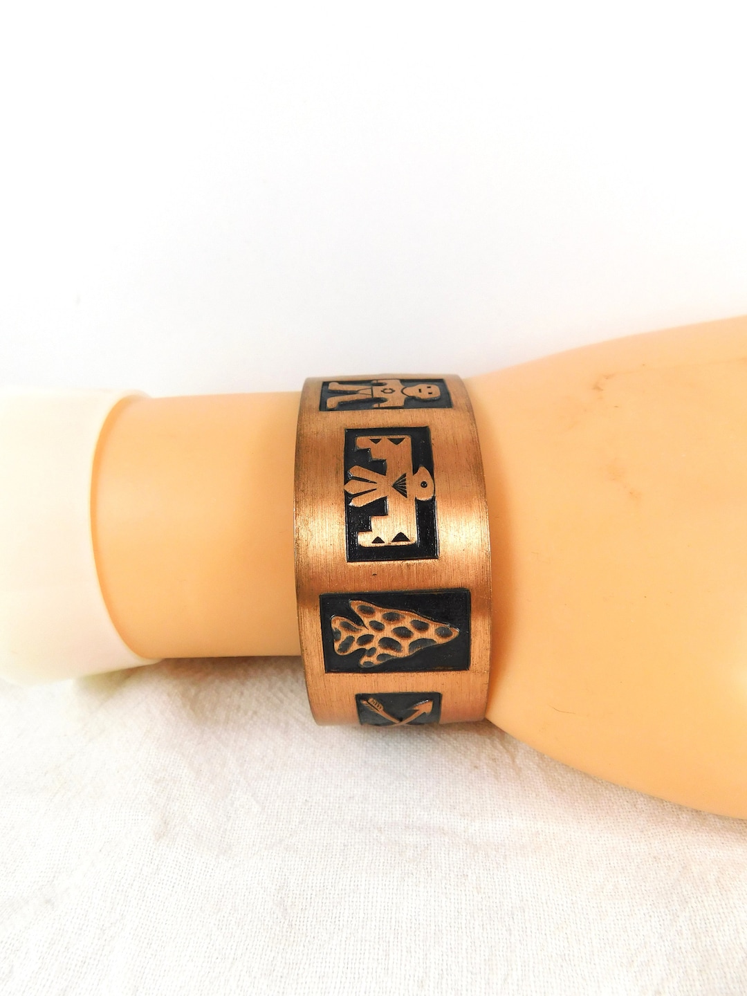 Copper Southwest Cuff Bracelet, Southwest Style Cuff, Native American ...