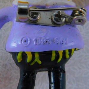 Cute Poly Resin gumby Style Girl Scarecrow Brooch W/moveable Arms ...