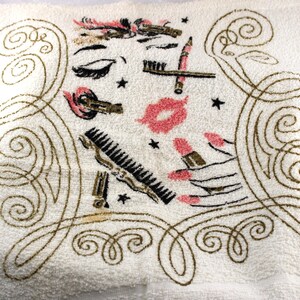 Kitschy Vintage Sayco 1950's Glamour Toga Towel, Clothing Protection ...