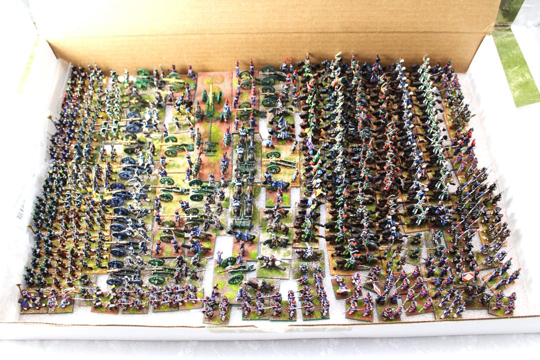 Huge Lot of 15mm Napoleonic Wargaming Figures, Hand Painted Metal ...