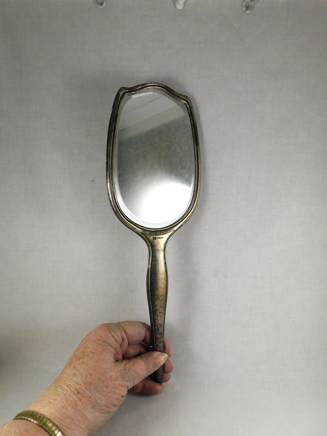 Saart Brother's 1930's Sterling Silver Victorian Hand Mirror ...