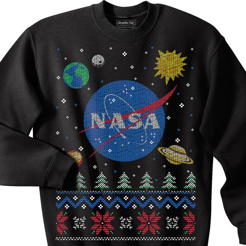 Alien Ugly Christmas Sweater. Space. UFO I Want to Believe | Etsy