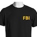 FBI t-shirt government agent t-shirt secret service police | Etsy