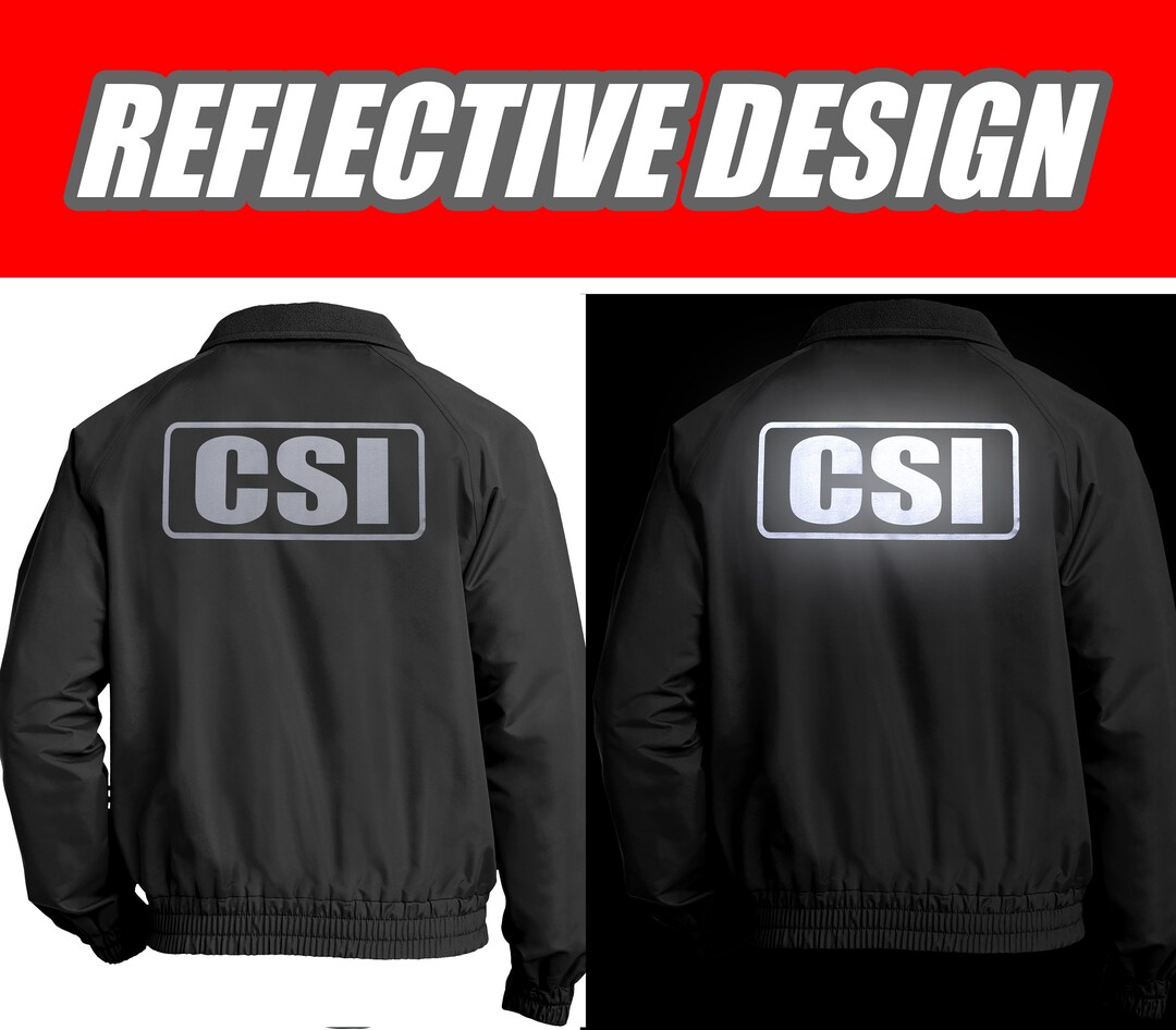 CSI Jacket, Economy, REFLECTIVE LOGO, Charger Jacket - Etsy